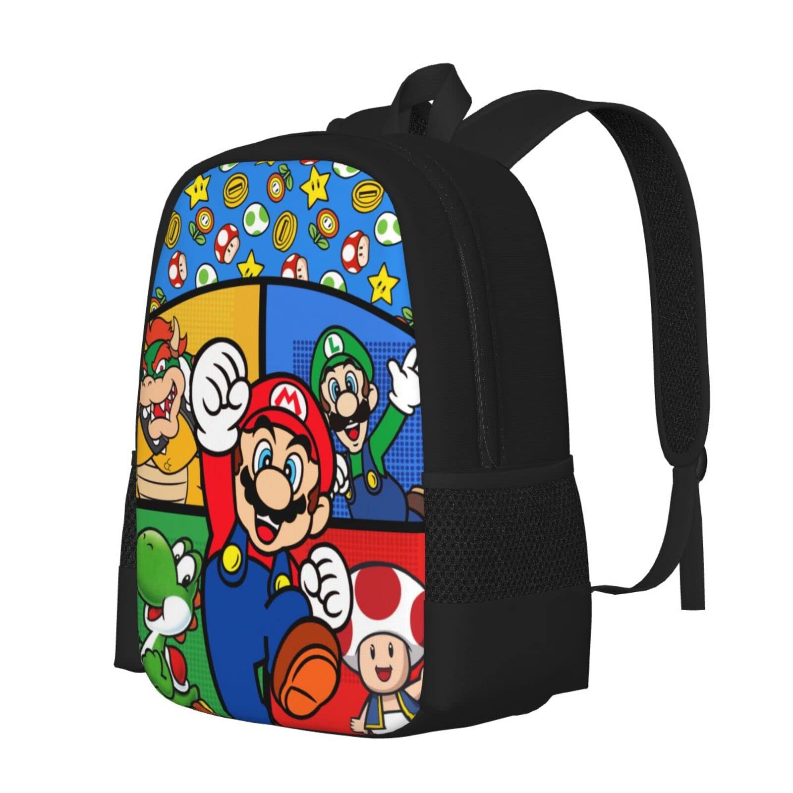 Rouya Cartoon Cute Backpack School Backpacks 17 inch Large Capacity Travel Backpack for Girls Boys Teens