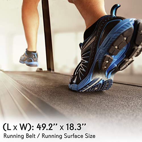 SereneLife Folding Digital Display Electric Treadmill β Fitness Training Cardio Equipment for Home Workouts, Jogging, Walking Exercise β Compact Minimal Profile Running Belt