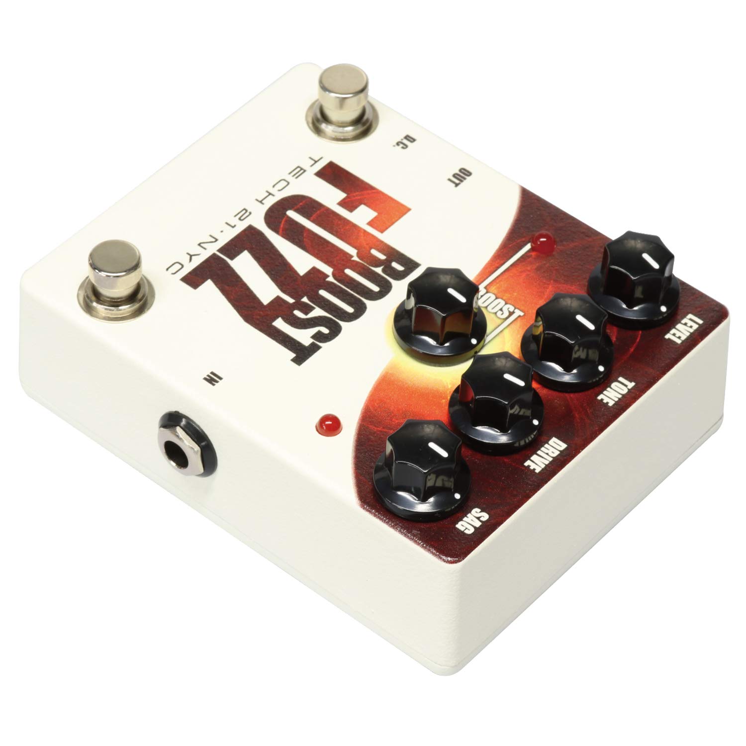 Tech 21 Boost Series BST-F Boost Fuzz Guitar Distortion Effect Pedal