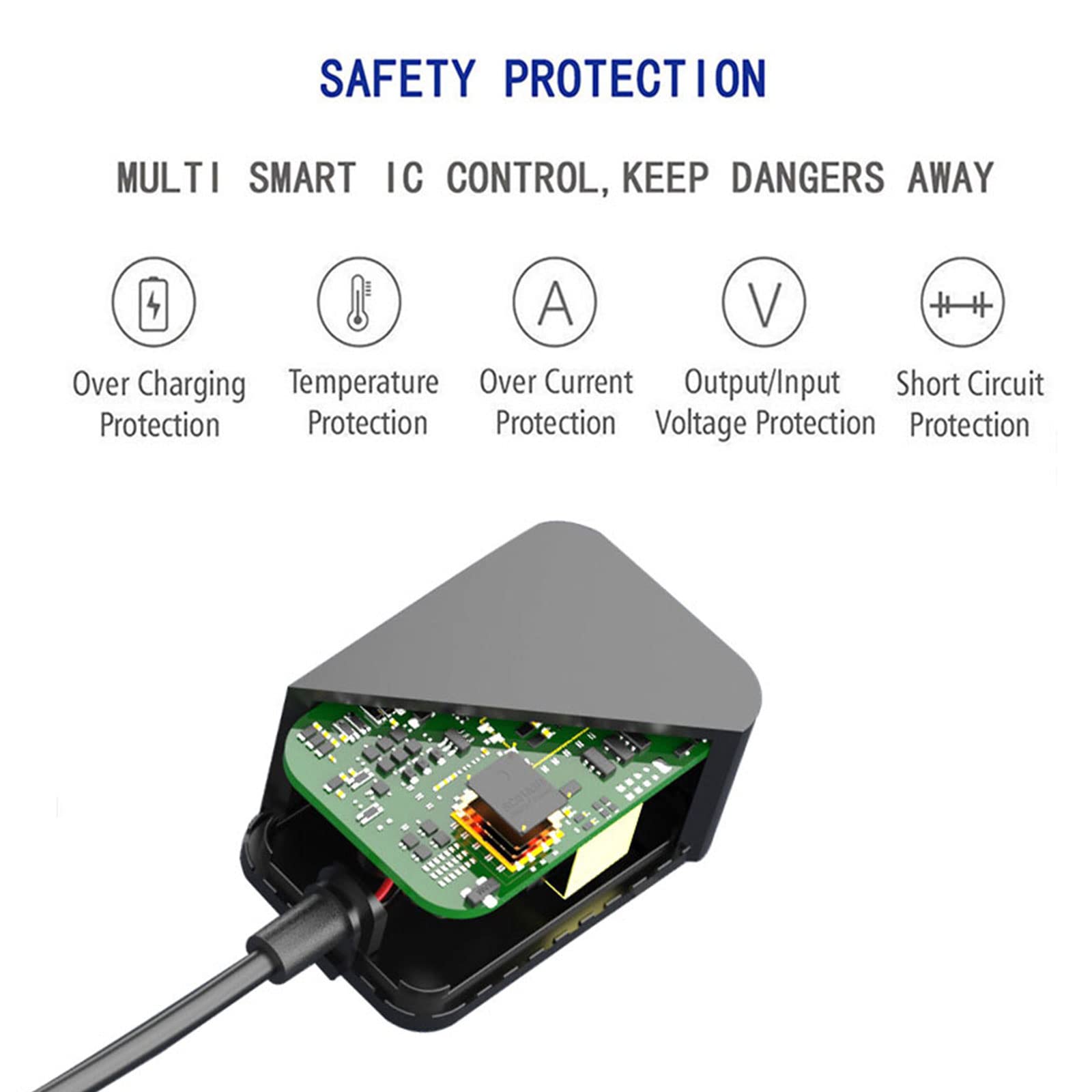 TEVSINPO 12V Charger for Razor Electric Scooter Power Core E90 90 E95 95 Power Supply for ePunk XLR8R Electric Scooter AC DC Adapter