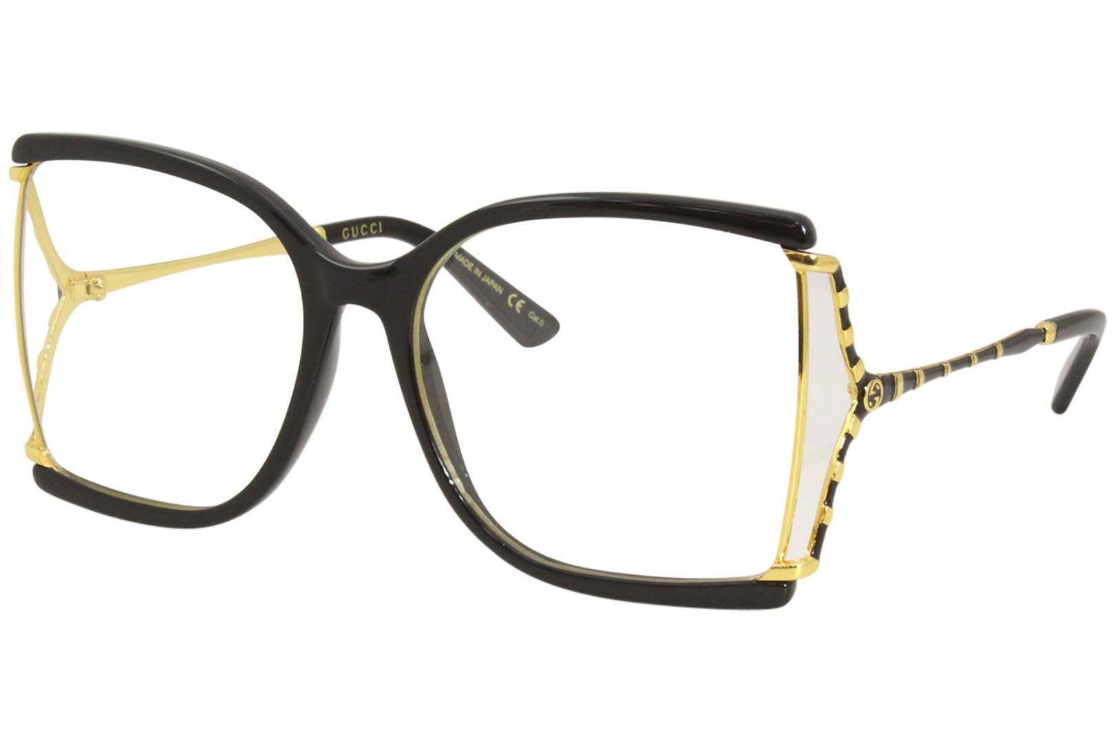 Sunglasses Gucci GG 0592 S- 001 Black/Transparent, 60-18-130