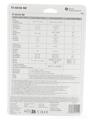 TI-5018 Desktop Calculator