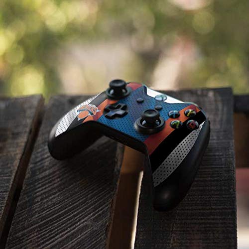 Skinit Decal Gaming Skin Compatible with Xbox One S Controller - Officially Licensed NBA New York Knicks Away Jersey Design