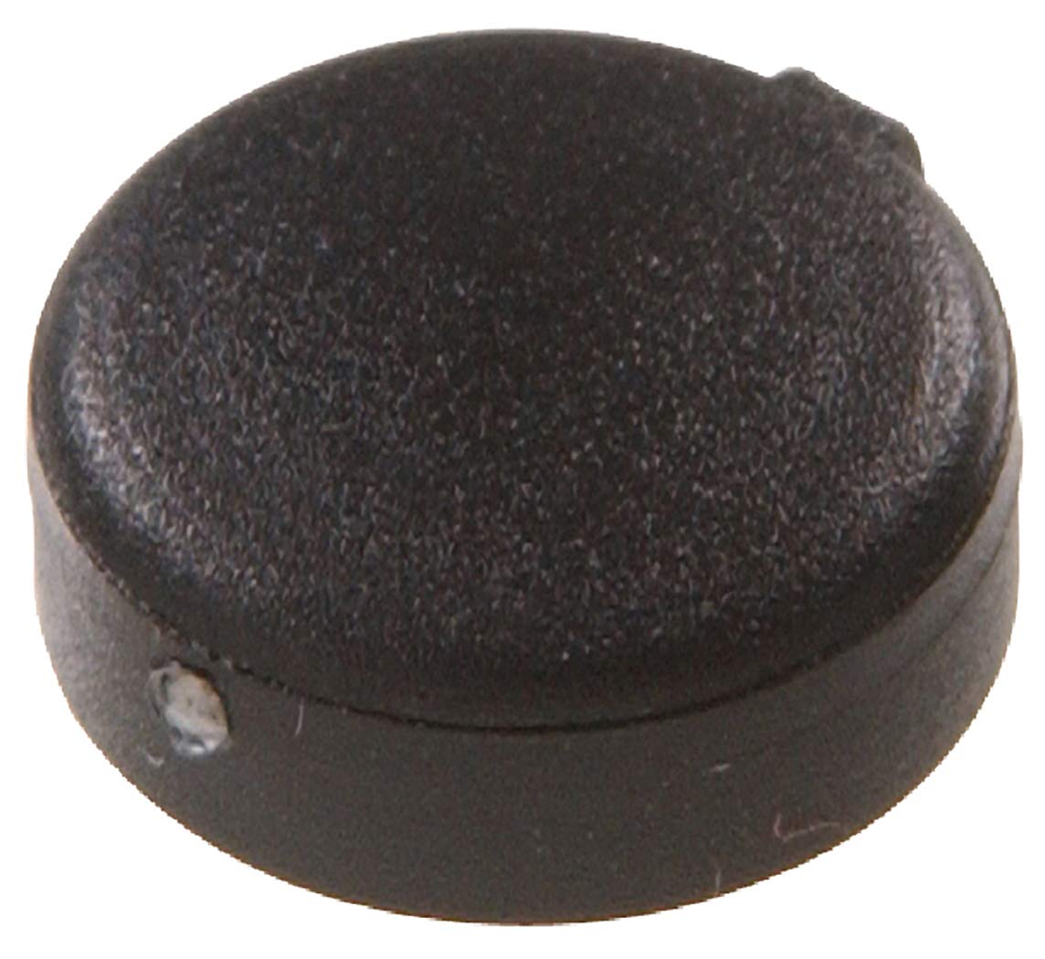The Hillman Group 59047 Hinge Screw Cover Number 8/Number 10, Black , 15-Pack