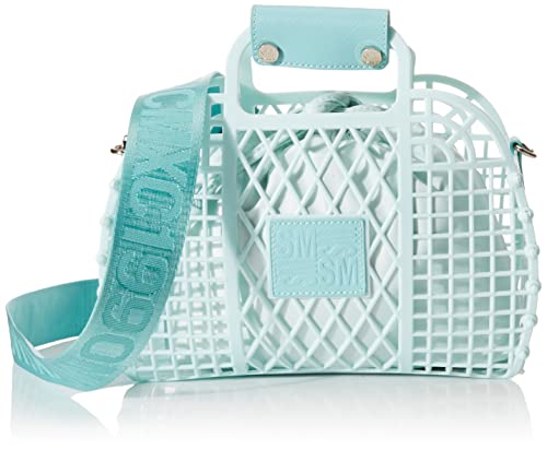 Steve Madden Screen Mesh Basket Bag, Mint