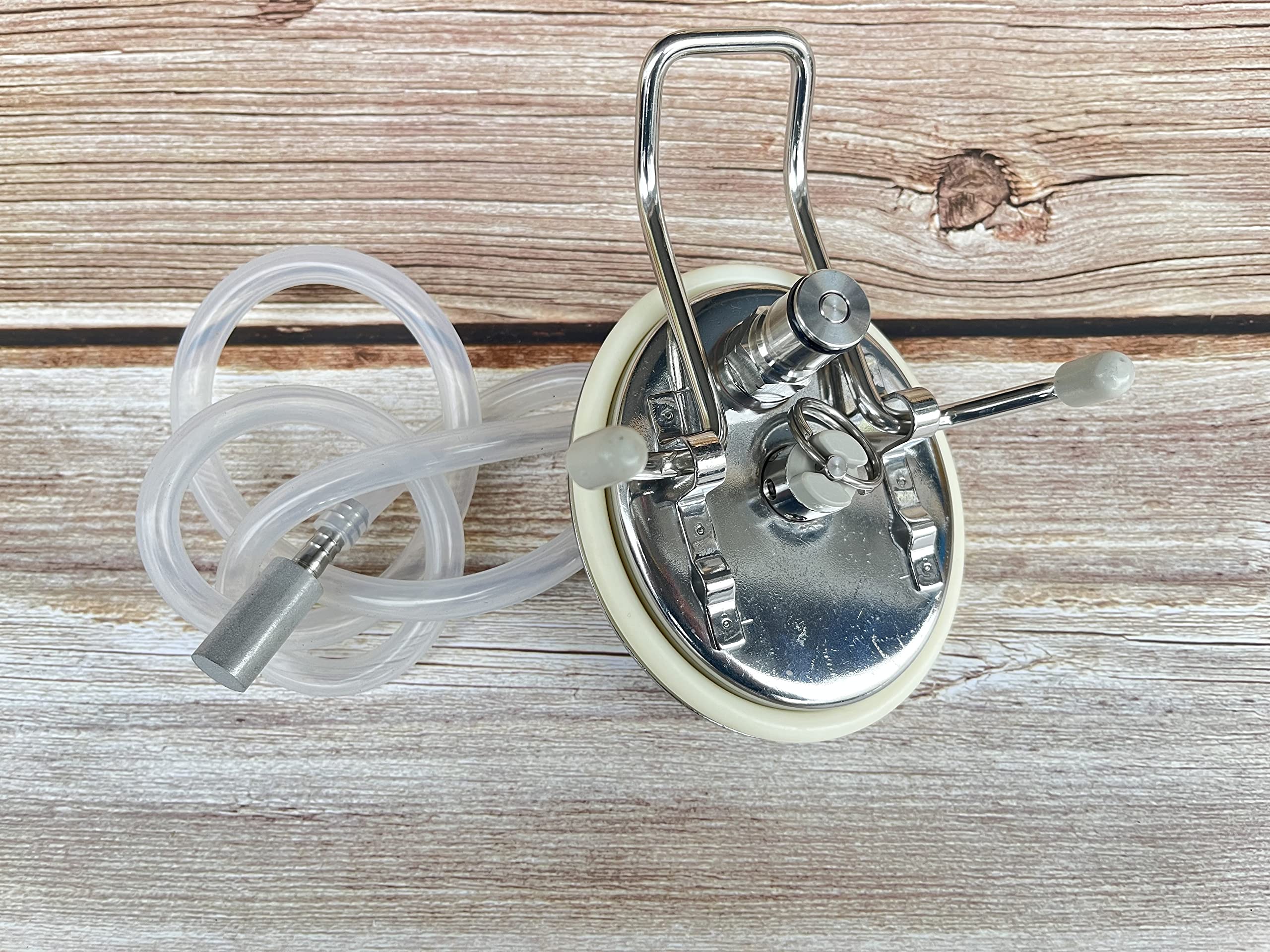 Semfeil Brew Corny Keg Carbonation Keg Lid New Replacement Corny Keg (Soda Keg) Lid Carbonation Stone Beer Force Carbonation Keg Lid Diffusion Stone Carbonating Keg Lid Carbonator