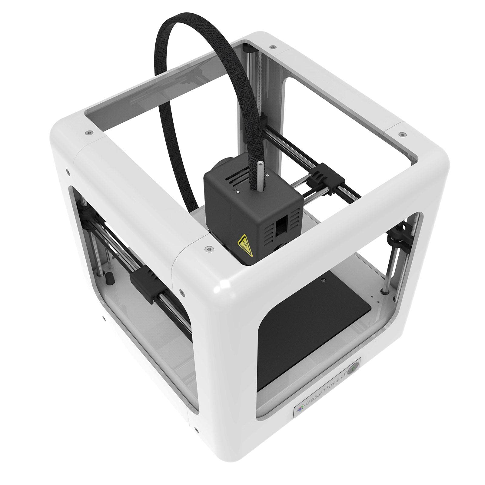 Telituny Nano 3D Printer - FDM Mini Fully Assembled 3D Printer Household Educational DIY Kit 90100110mm PLA Consumables for Children and Families(US Plug)