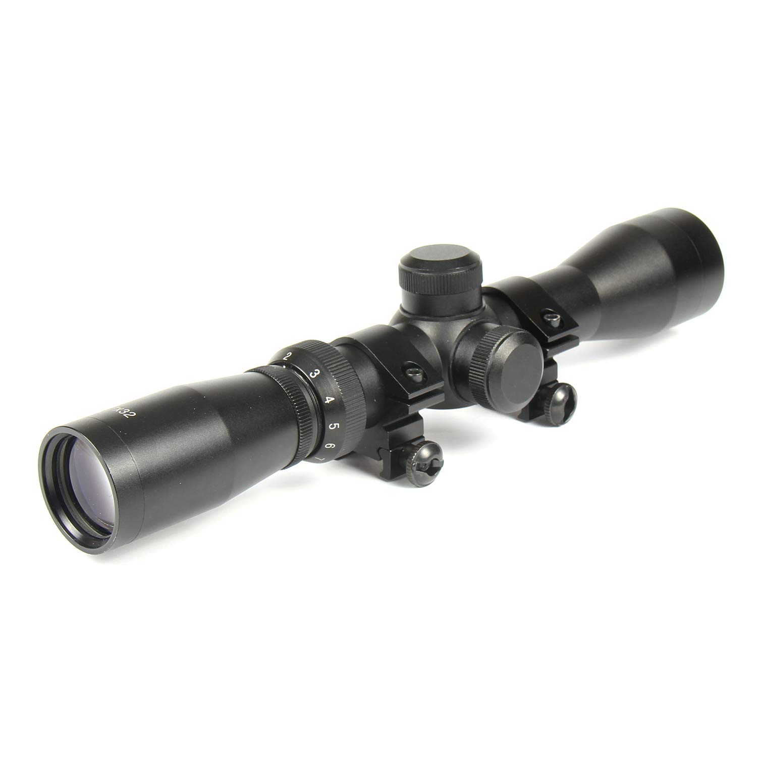 TACFUN Mosin Nagant 2-7x32 Long Eye Relief Scope + M44 M91 30 Scout Mount Package