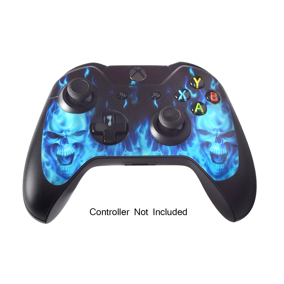 Skins Stickers for Xbox One Games Controller - Custom Orginal Xbox 1 Remote Controller Wired Wireless Protective Vinyl Decals Covers - Leather Texture Protector Accessories - Blue Daemon