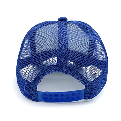 Waldeal Boys' I Love Garbage Truck Trucker Hat Trash Baseball Mesh Cap RoyalBlue