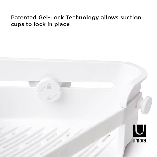 Umbra Flex Gel Lock Corner Shower Bin