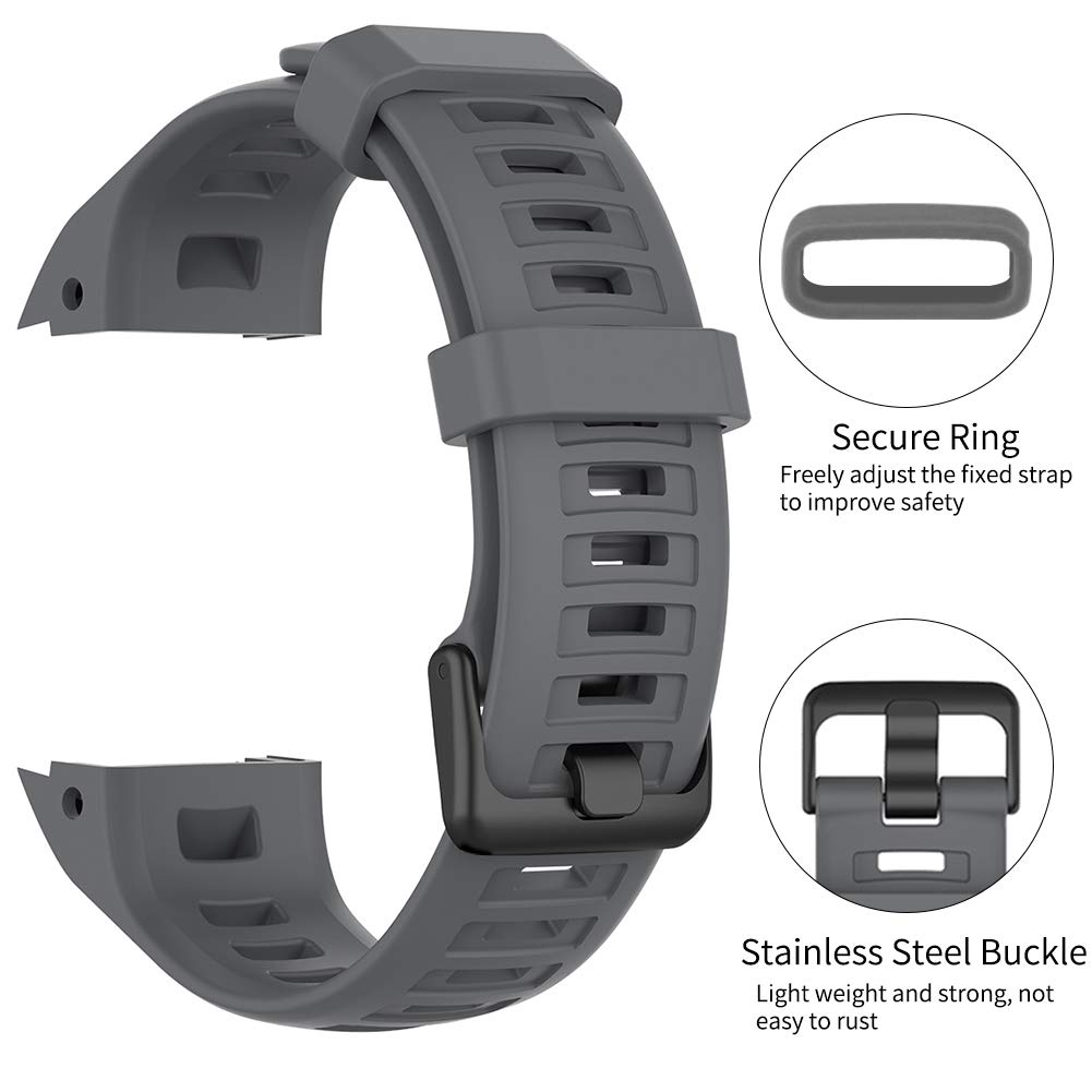 Vozehui Bands Compatible with Garmin Instinct Sports GPS, Soft Silicone Adjustable Replacement Wristbands for Garmin Instinct/Instinct Tide/Instinct Tactical