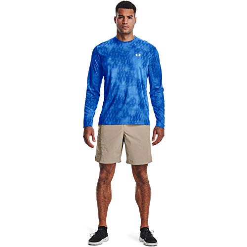 Under Armour Fish Hunter 8-inch Cargo Shorts, City Khaki (299)/Summit White, 34