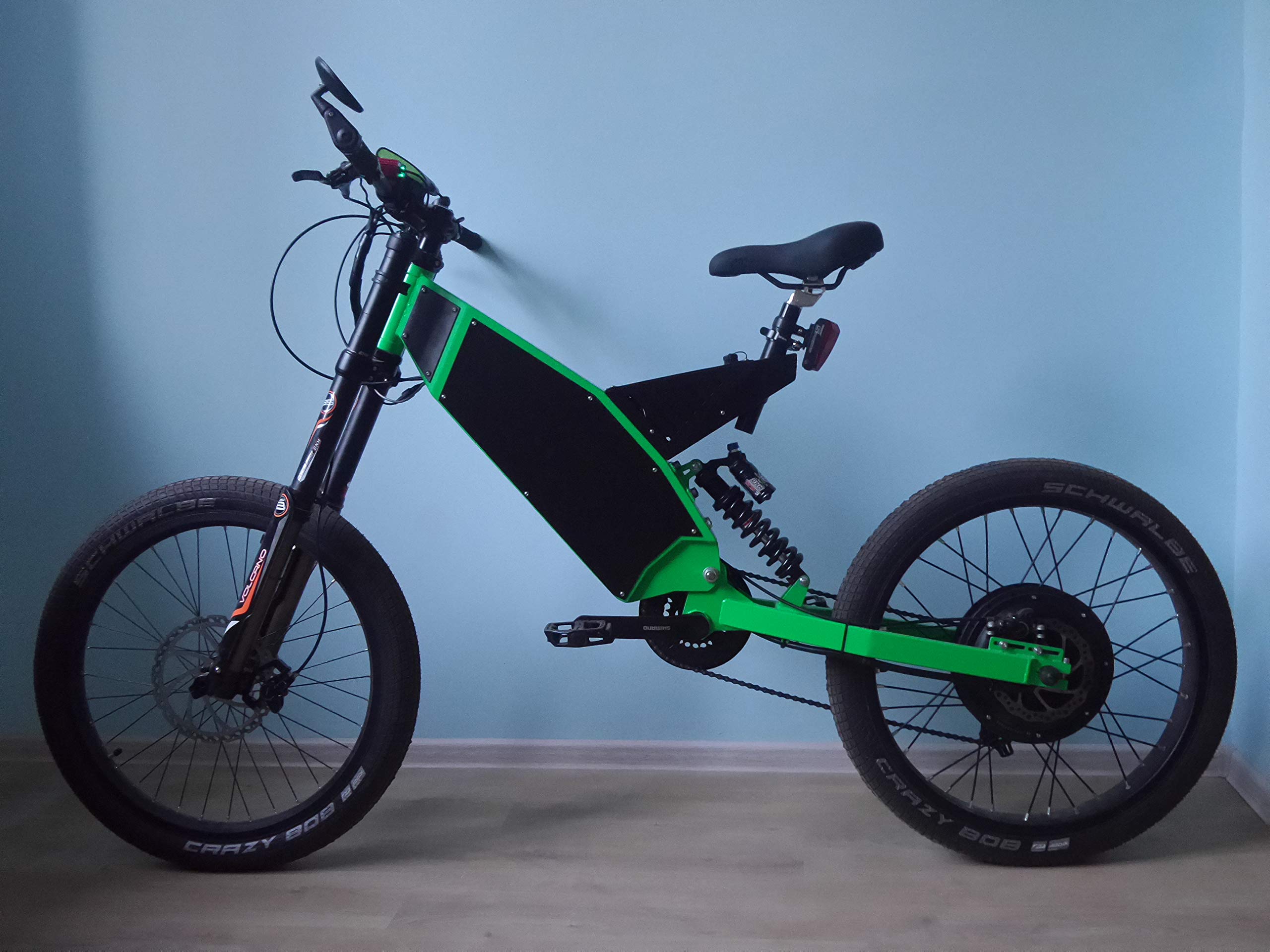 Teleport Prime Universal Steel Ebike Frame for Electric Bike (Black)