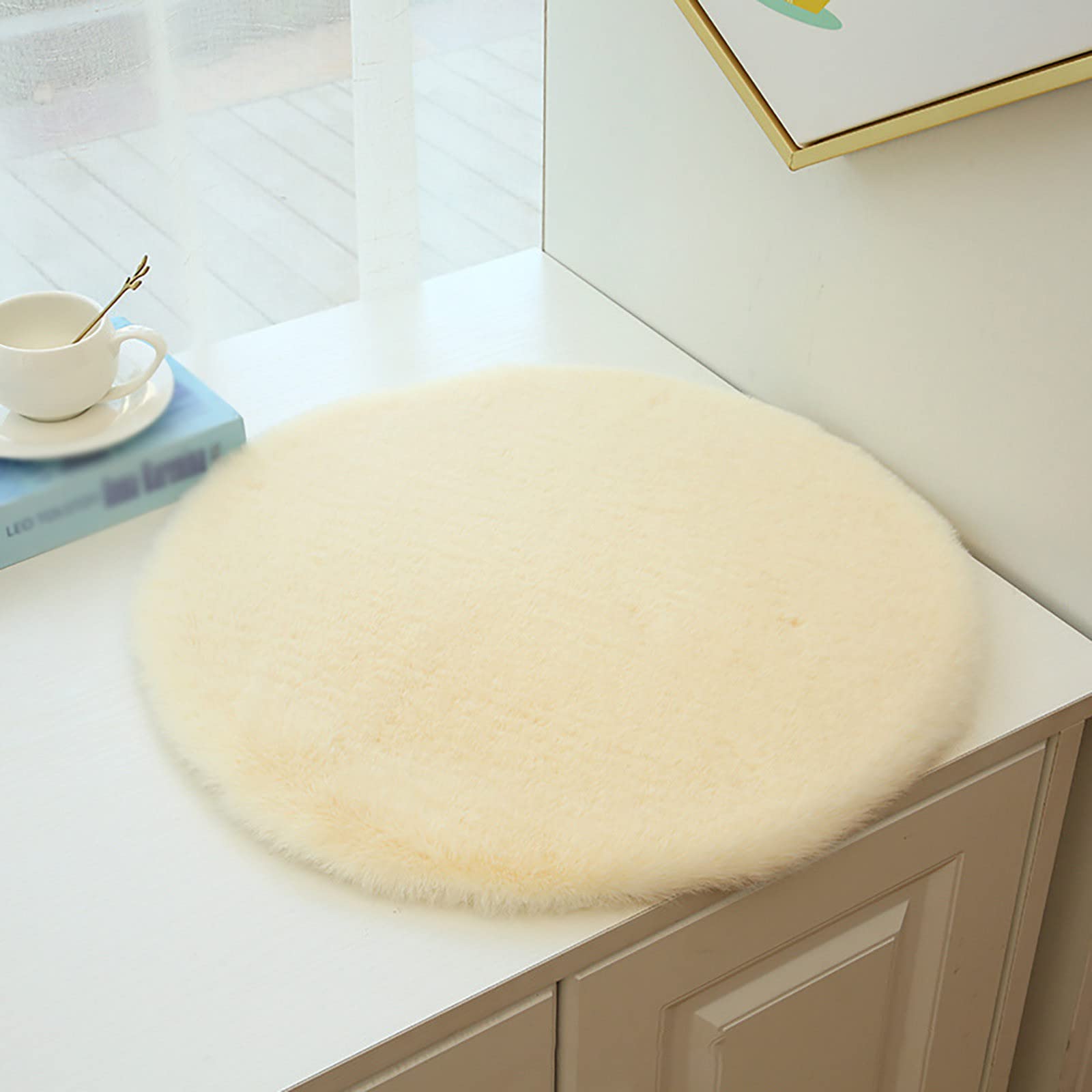 TUNKENCE Desk Chair Cushion Seat Cushion Pad Soft Seat Cushion Pads Non Slip Seat Cushions Pillows with Ties for Kitchen Dining Office Chair