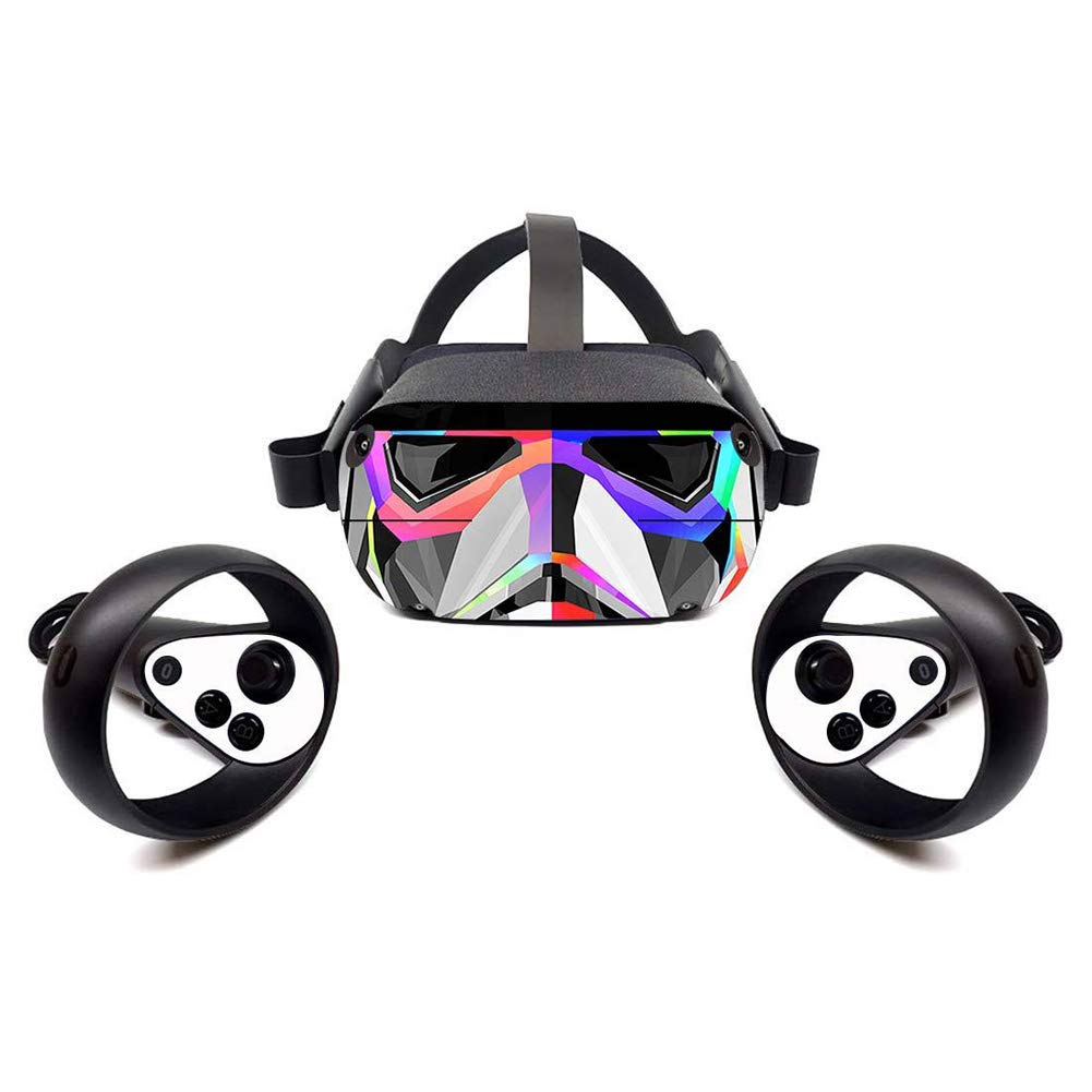 Yuhoo Skin for Oculus Quest, Skin Decals Removable Easy Apply Protective VR Headset Sticker for Oculus Quest