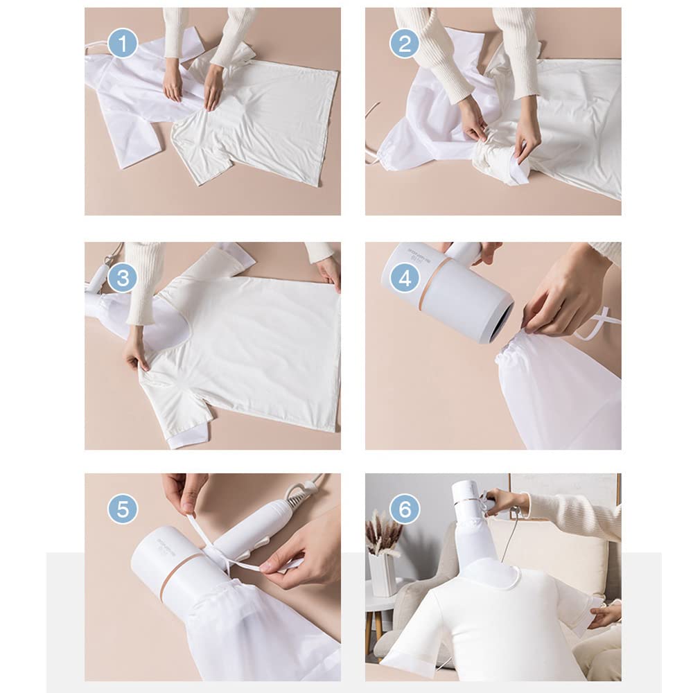 ZOSTLAND Portable Clothes Dryer 6 Minutes Auxiliary Drying Bag Fast Drying Dryerclothes Reusable Space Mini Folding for Home Travel dorms Offices (Coat+Trousers)