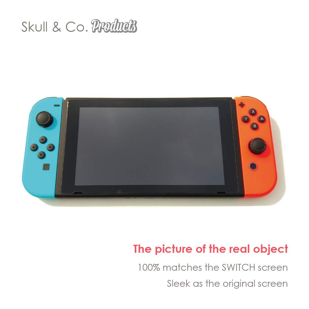Skull & Co. Tempered Glass Screen Protector for Nintendo Switch (2-PACK)