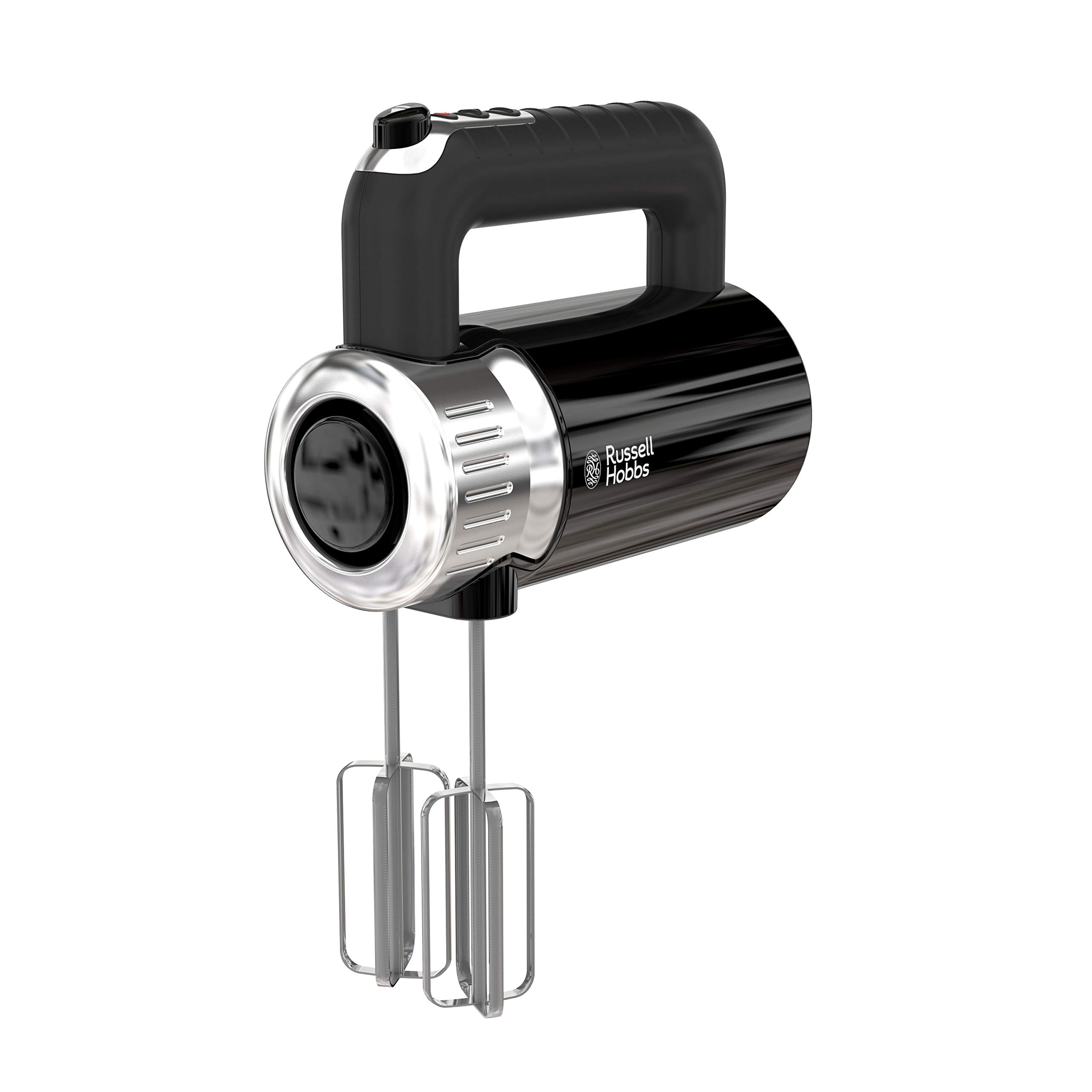 Russell Hobbs MX3100RDR Retro Style Hand Mixer, 4 Speeds + Turbo Boost, Black