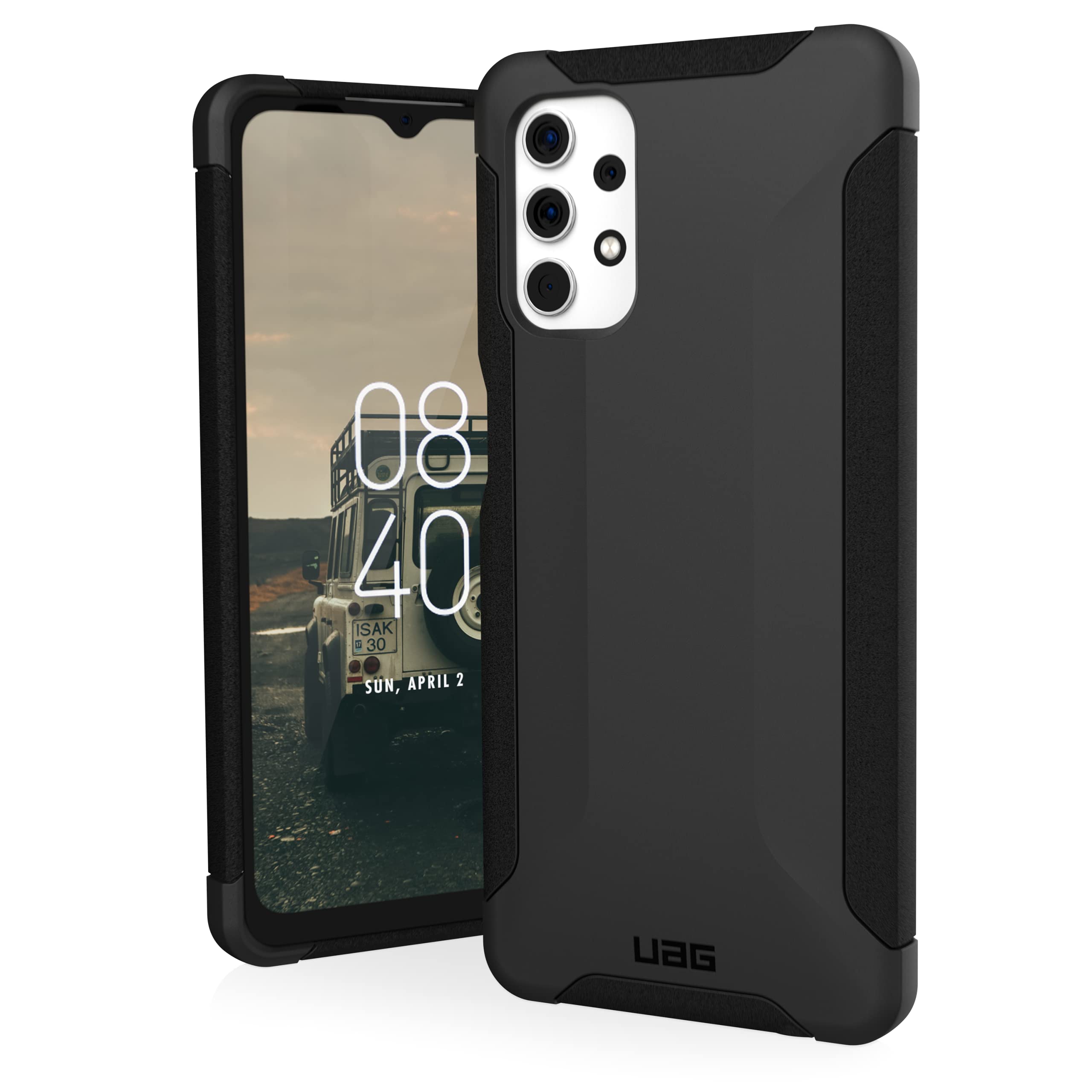 URBAN ARMOR GEAR UAG Designed for Samsung Galaxy A32 5G (SM-A326BR/DS) Case [6.5-inch screen] Scout Rugged Sleek Shockproof Lightweight Military Drop Tested Protective Cover, Black