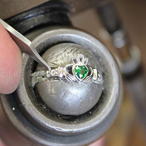 Shanore May Birth Month Silver Claddagh Rings LS-SL90-5 - Size: 8 Made in Ireland.…