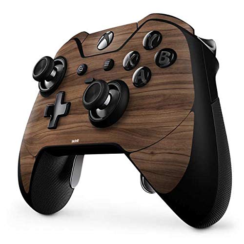 Skinit Decal Gaming Skin Compatible with Xbox One Elite Controller - Originally Designed Natural Walnut Wood Design
