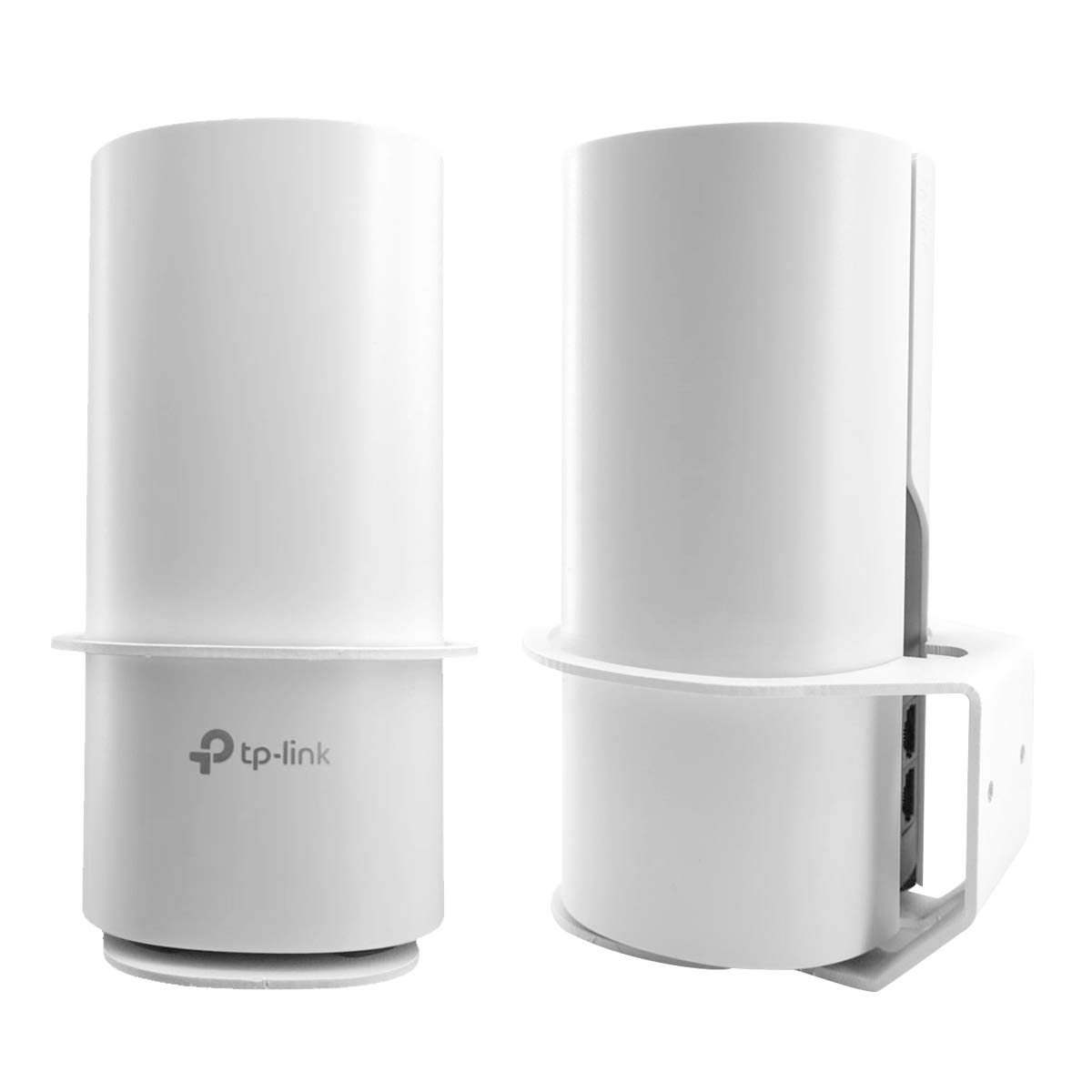 Tp-Link Deco M4 Wall Mount, ALLICAVER Sturdy Metal Made Mount Bracket Compatible with Tp-Link Deco M4 Mesh WiFi. (2 pcs-M4)