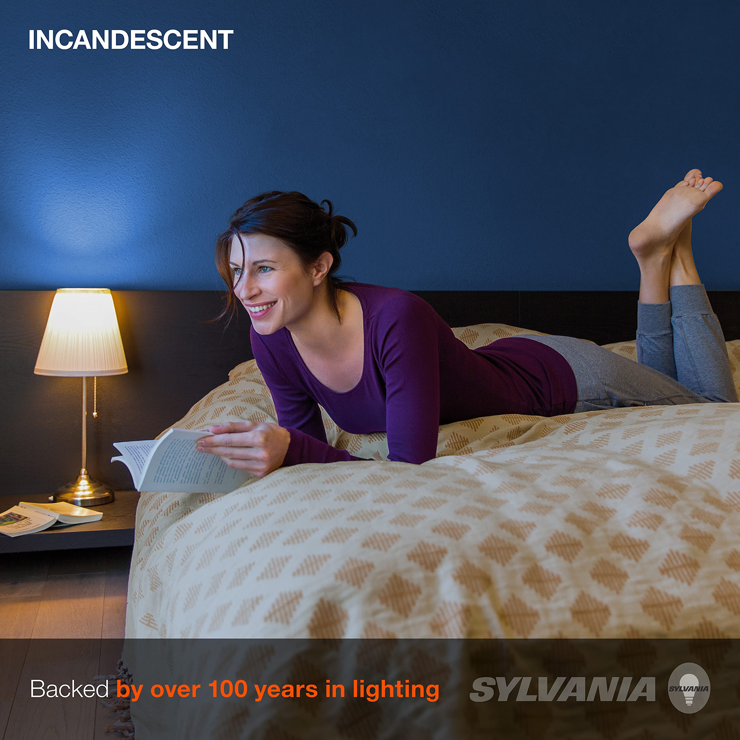 SYLVANIA Incandescent Double Life 3-Way A21 Bulb, 50/100/150W, 500/1350/1850 Lumens, Medium Base, 2850K, Soft White - 2 Pack (18167)