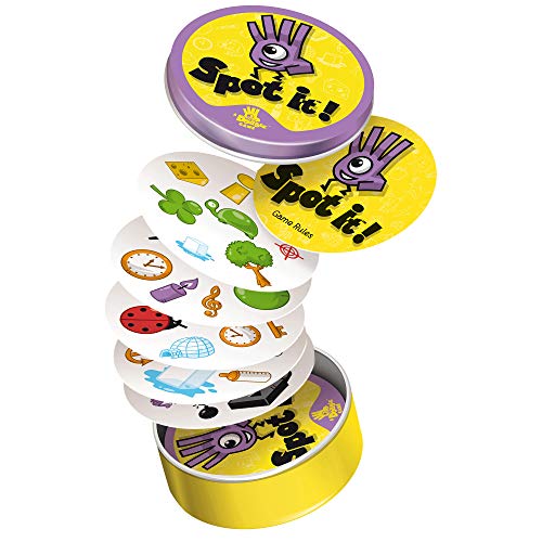 Spot It! Mini Classic - Award-Winning Lightning-Fast Observational Game! Fun Matching Game for Kids, Ages 6+, 2-8 Players, 15 Minute Playtime, Made by Zygomatic