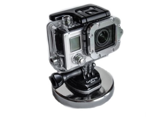 The Accessory Pro® Magnetic Mount and Steel Safety Cable Compatible with All GoPro® Cameras - 100+ mph Speed