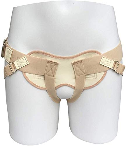 YUESFZ Hernia Belt with Pressure Pads, for Single or Double Groin Sports Injury, Inguinal Support Hernia Belt