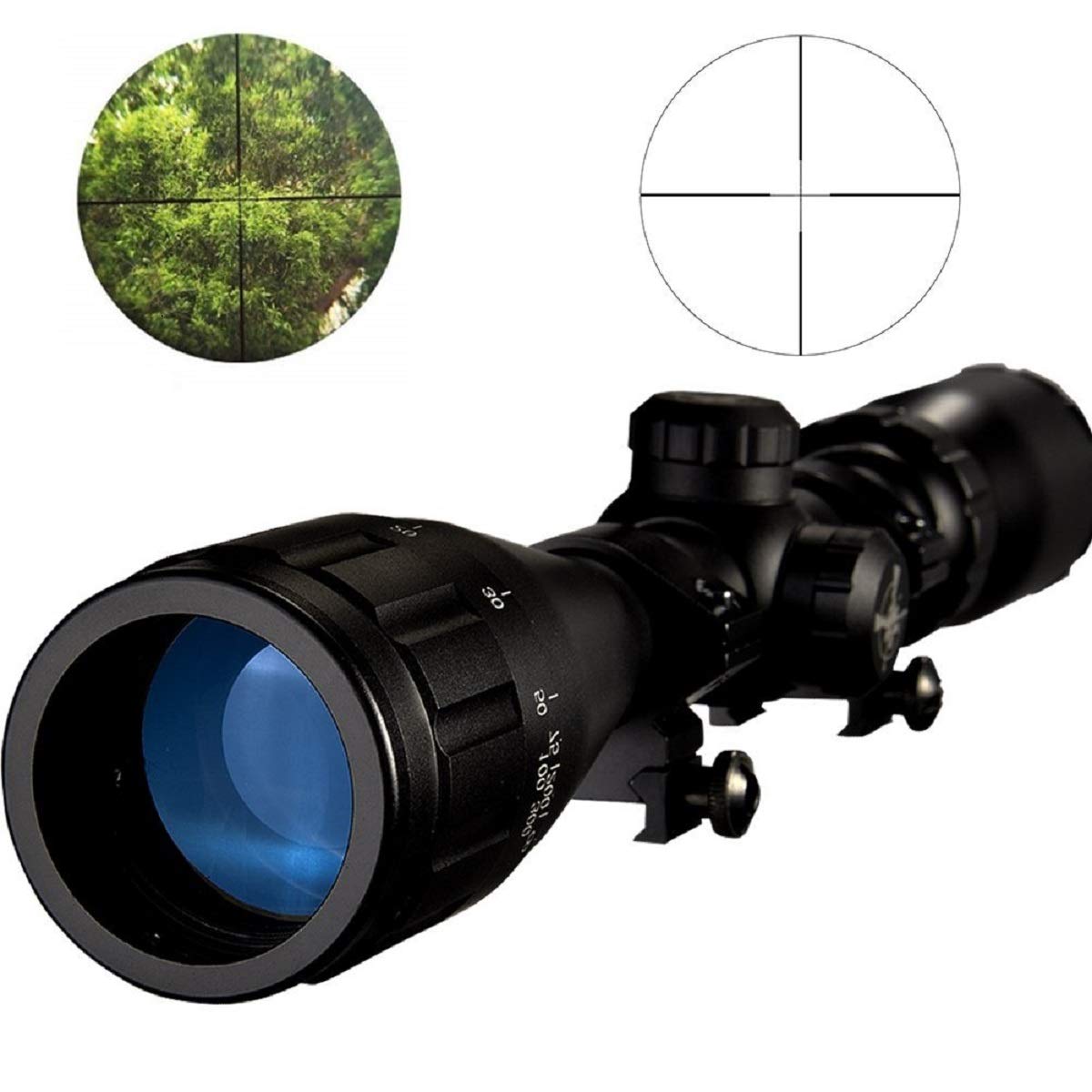Sonicking Tactical Rifle Scope with 20mm Mounts (3-9X40 AO)