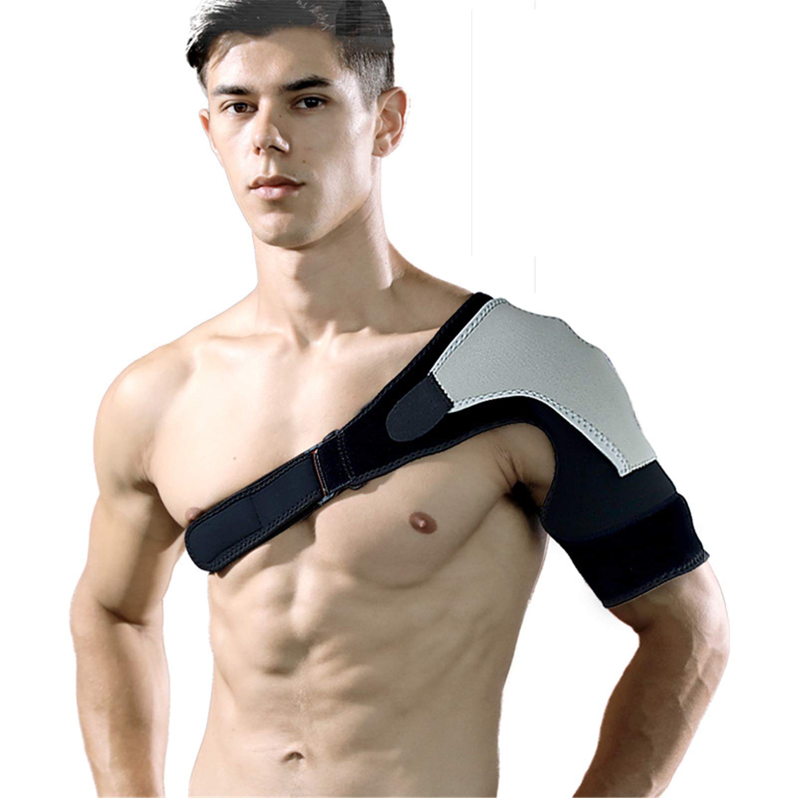 YUIJ Shoulder Stability Brace,Injury Recovery Compression Support Sleeve,Rotator Cuff Injuries, Arthritis, Sprain, Dislocation,1