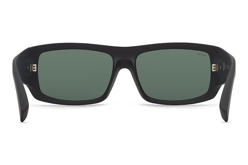 VonZipper Clutch Sunglasses Matte Black with Wildlife Vintage Grey Polarized Lens