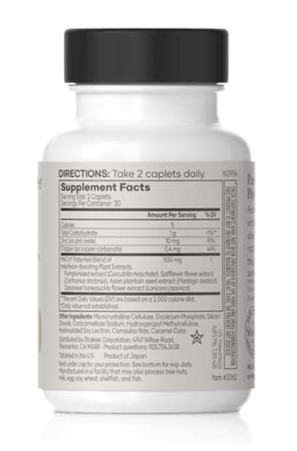 Shaklee - NutriFeron® Immune-Boosting Botanical Blend - Developed by Renowned Immunologist - Promotes Healthy Immune Function with Interferon-Boosting Ingredients - Contains Zinc - 60 Caplets
