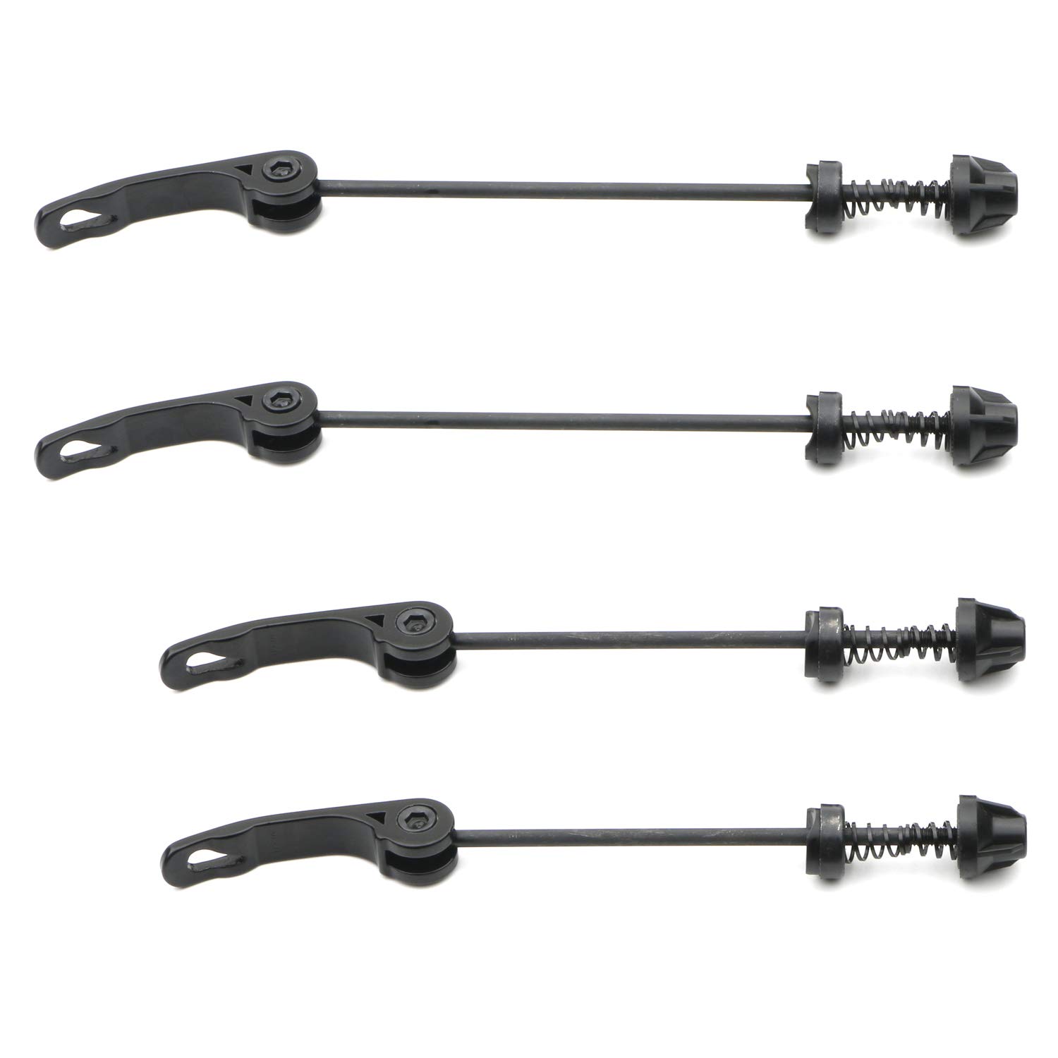 Rowiz 2 Pair Quick Release Bicycle Skewer, Road Mountain Bike Front and Rear Axle Hollow Shaft Set