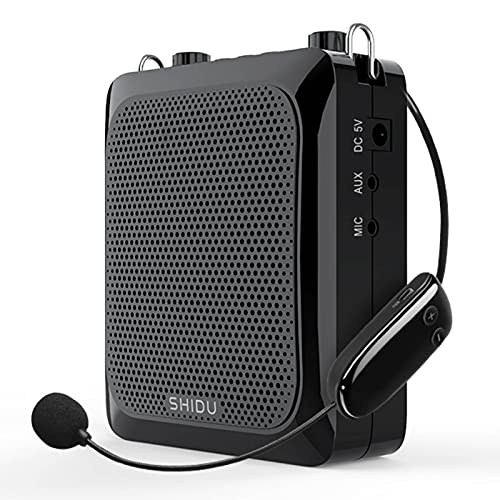 Wireless Voice Amplifier Bluetooth, Microphone Amplifier Wireless 25 Watt Sound System Portable with Mic, 2000mAh Rechargeable Lithium Battery for Teachers/Tour Guide S28