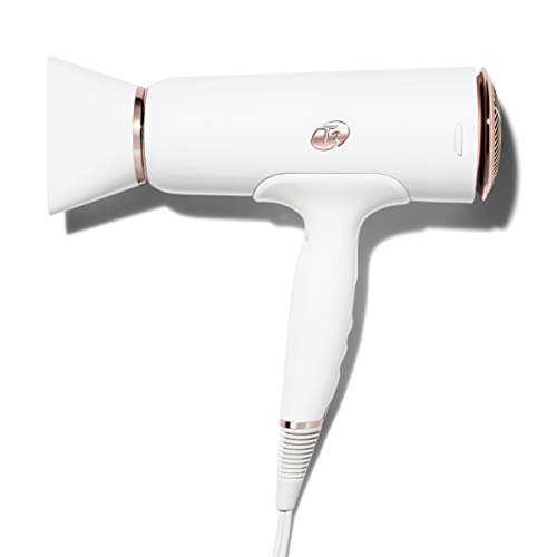T3 - CURA Hair Dryer | Digital Ionic Professional Blow Dryer | Fast Drying, Volumizing Wide Air Flow | Frizz Smoothing | Multiple Speed and Heat Settings | Cool Shot
