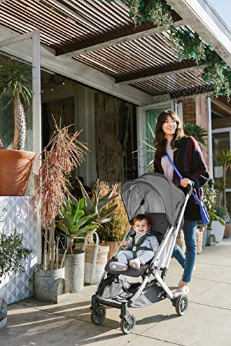 UPPAbaby Minu Stroller - Ryan (Teal Melange/Silver/Saddle Leather) + Minu Infant Car Seat Adapter for MESA + Mesa Infant Car Seat - Jake (Black)