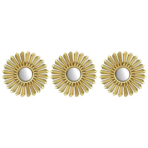 Urban Shop Metallic Mirror, Gold