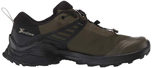 Salomon X Raise Gore-TEX Hiking Shoes for Men, Grape Leaf/Black/Black, 11