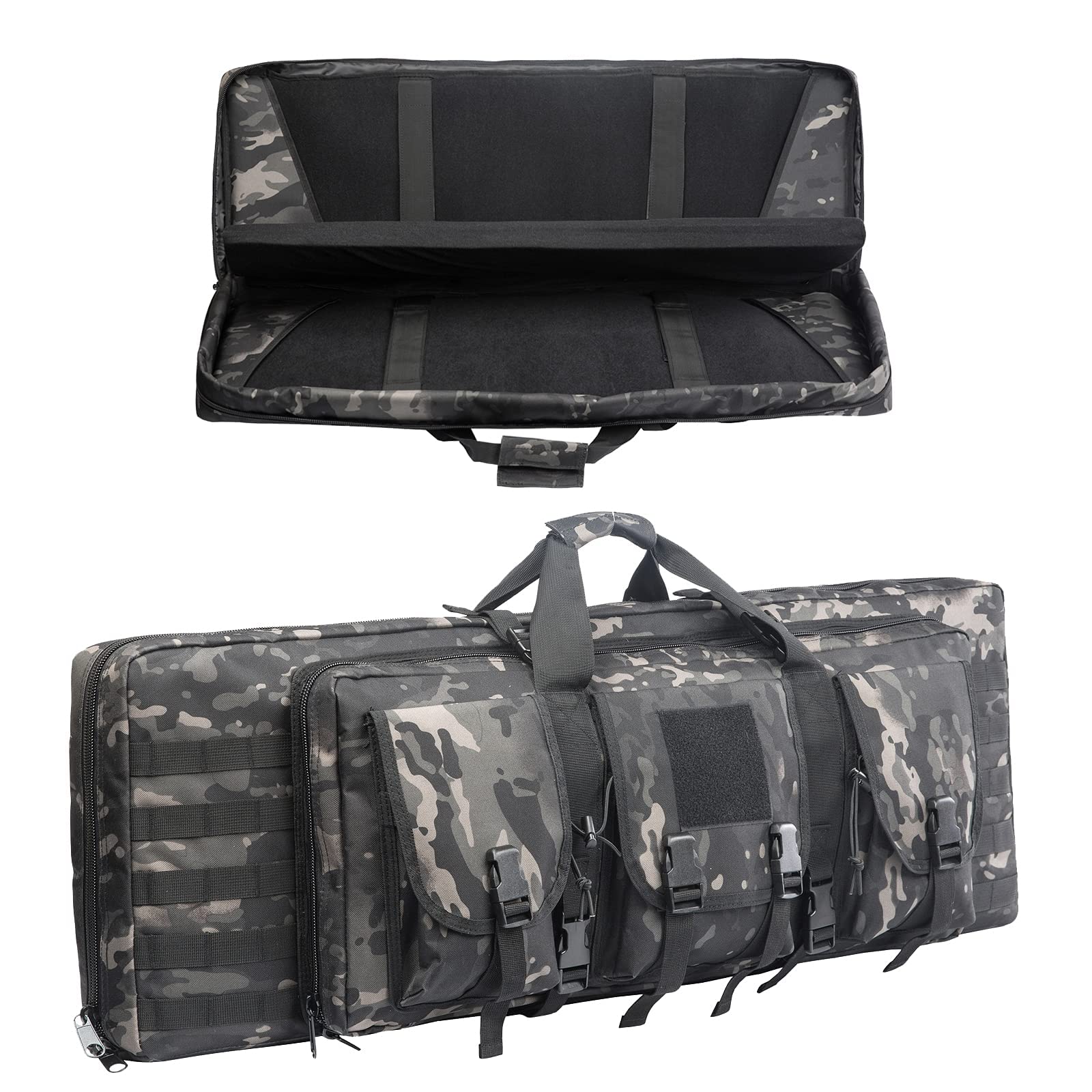 Warriors Product 38 42 Inch Tactical Rifle Bag Gun Bags Double Gun Case for Shooting Hunting Range