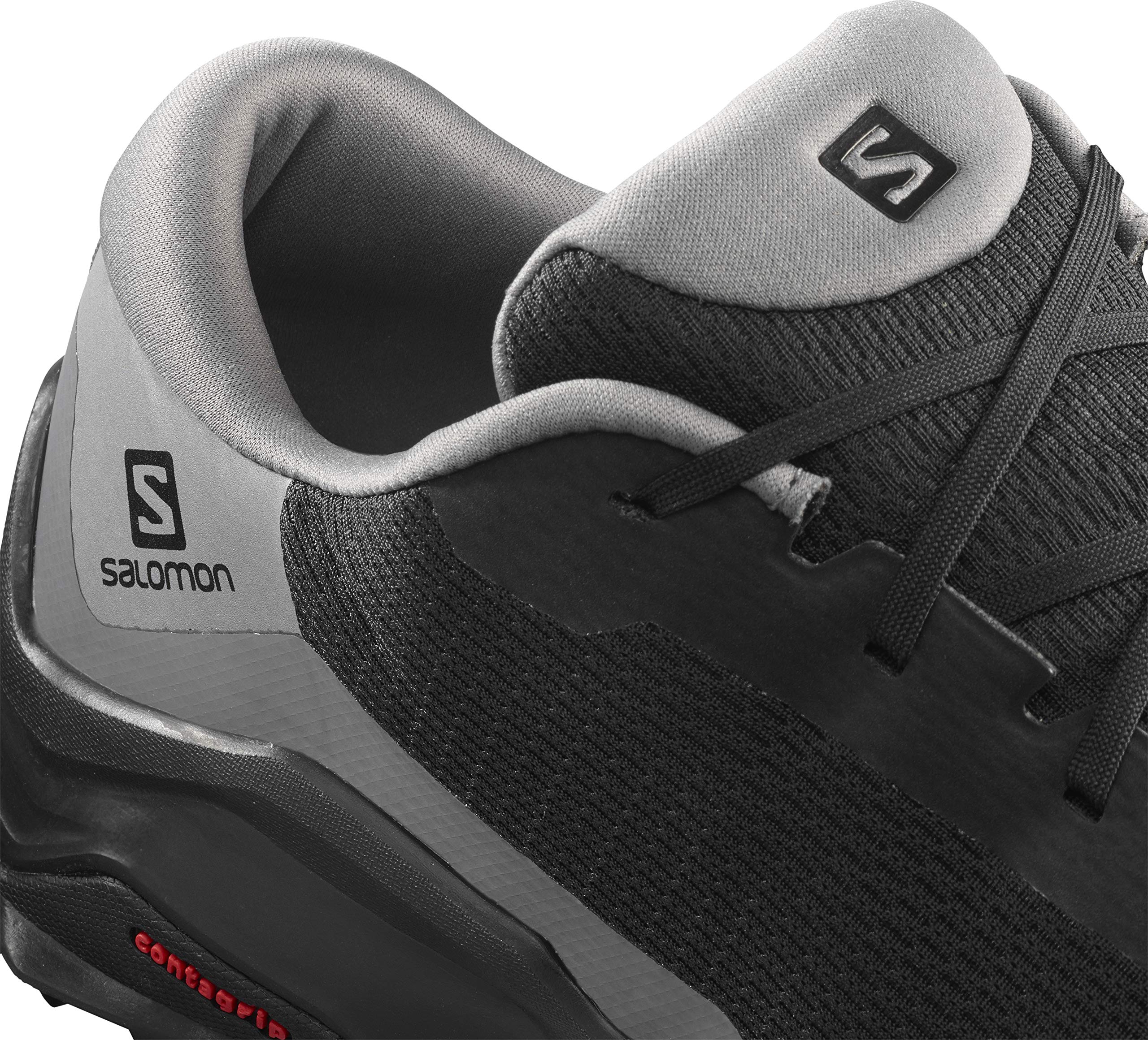 Salomon X Reveal Hiking Shoes for Men, Black/Black/Quiet Shade, 11.5