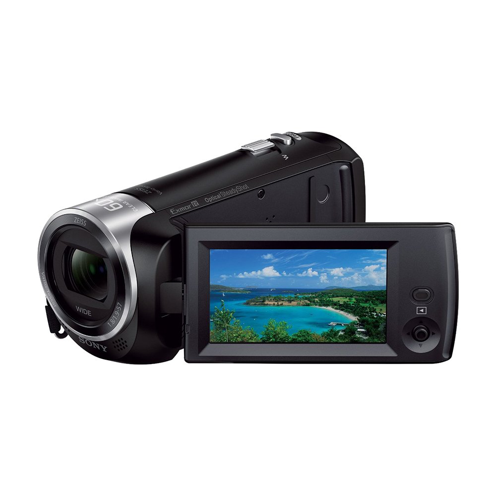 Sony Handycam CX405 Flash Memory Full HD Camcorder Bundle with 32GB Memory Card, Camera Bag, HDMI Cable and Accessories (8 Items)