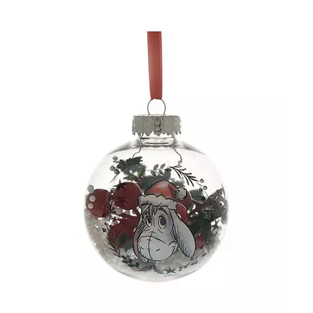 Widdop Disney Winnie the Pooh Tigger Eeyore and Piglet Christmas Tree Baubles (Set of 4) with Gift Box