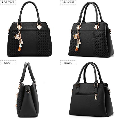 Womens Purses and Handbags Ladies Designer PU Leather Top Handle Satchel Tote Bag Shoulder Bags