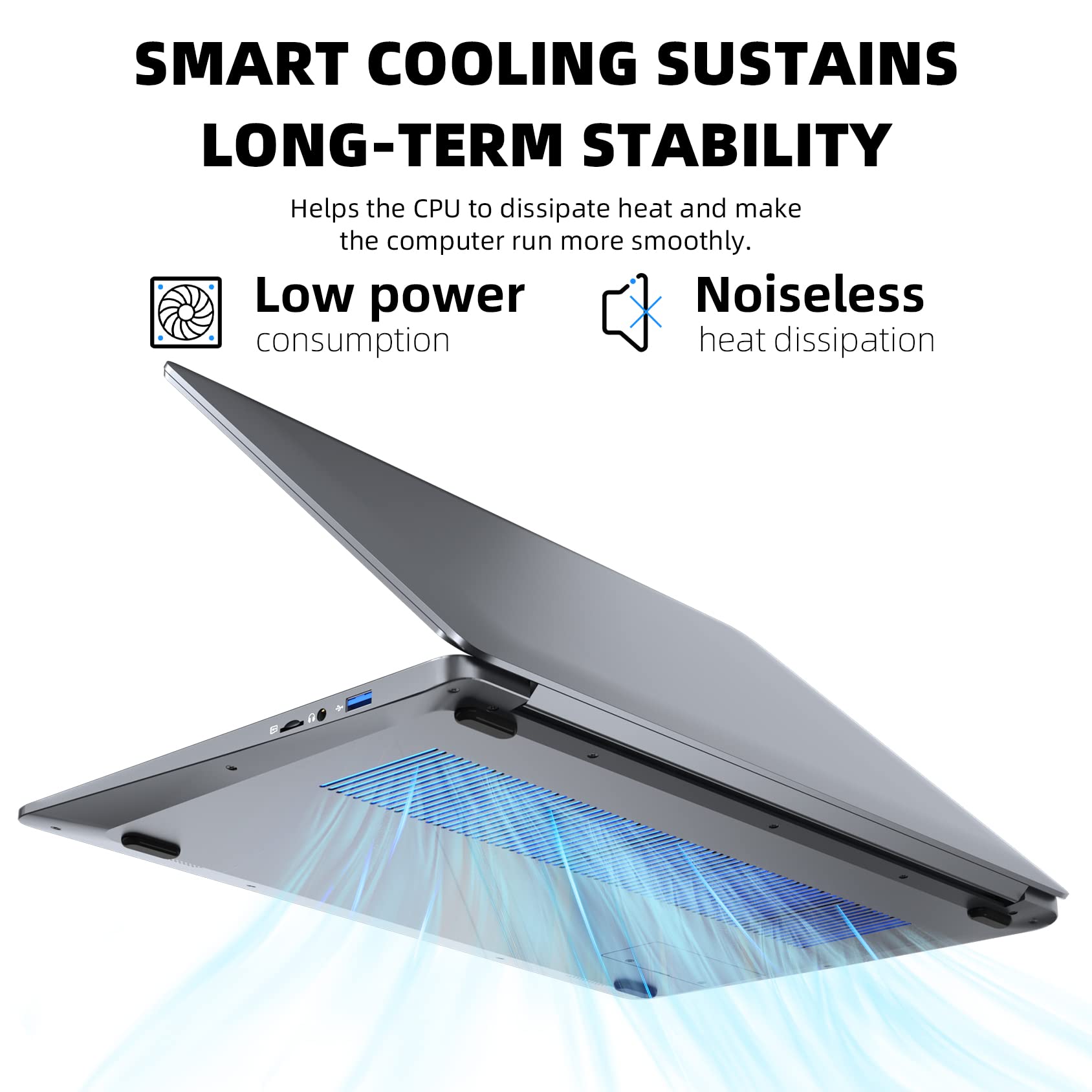 SGIN 15.6 Inch Laptop, 12GB DDR4 512GB SSDFHD, 1920x1080, with Intel Celeron N5095 Processor(Up to 2.9GHz), Bluetooth 4.2, Webcam, WiFi, Long Battery Life