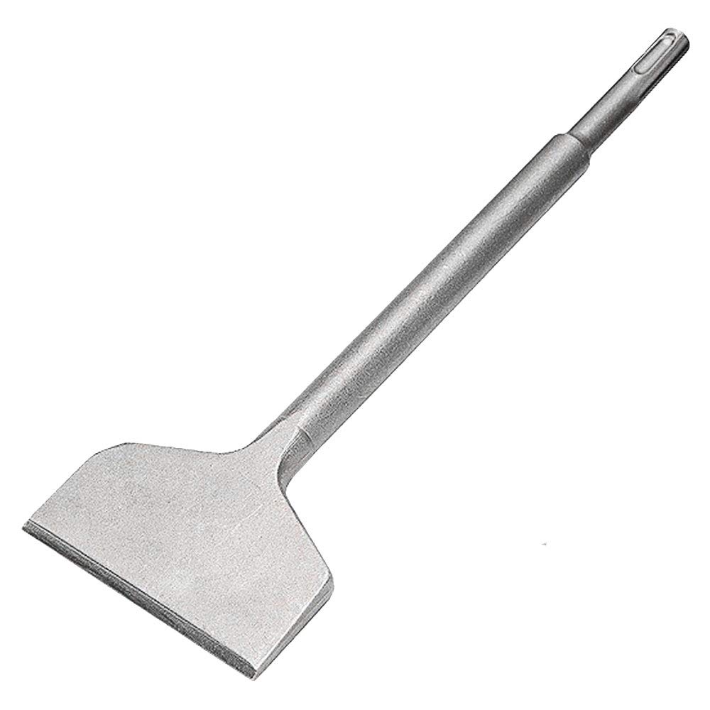 Wide Tile & Thinset Chisel, 3" x 10" Wall and Floor Scraper Shank for SDS-Plus Rotary and Demolition Hammers