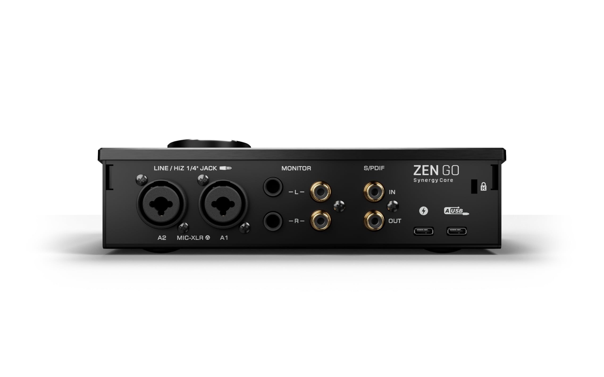 Zen Go Synergy Core, Audio Interface, 4x8 Bus-Powered USB-C Interface For Recording Music, with Onboard Real-Time Audio Recording Effects, USB Connectivity - Antelope Audio