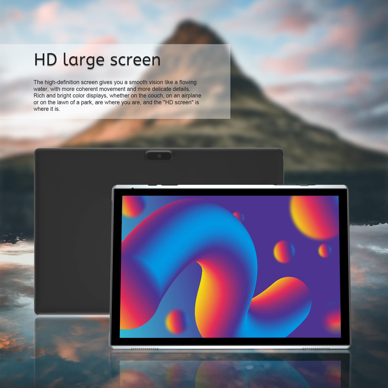 ZZB Tablet 10 Inch Android 11 Tablets, 32GB ROM 512GB Expand,6000mah Battery, Quad-Core Processor 2GB RAM Tableta, 8MP Camera WiFi GPS FM 10.1'' IPS HD Touch Screen, 10IN Tabletas.